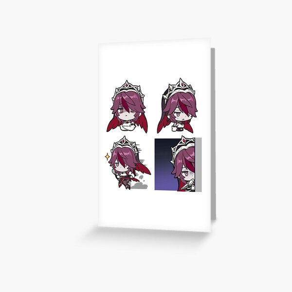 "Chibi Rosaria Genshin Impact" Greeting Card for Sale by bryanlsx89 ...