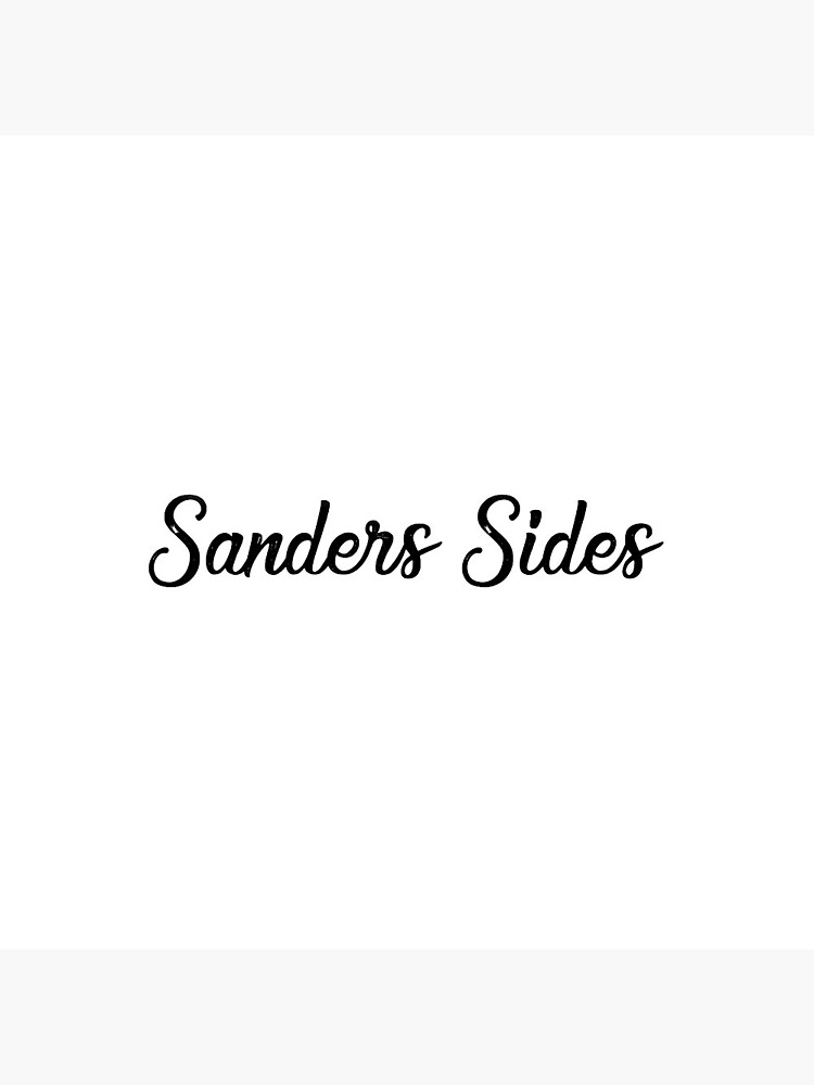"Sanders Sides Title Logo" Pin for Sale by CandySweetener | Redbubble