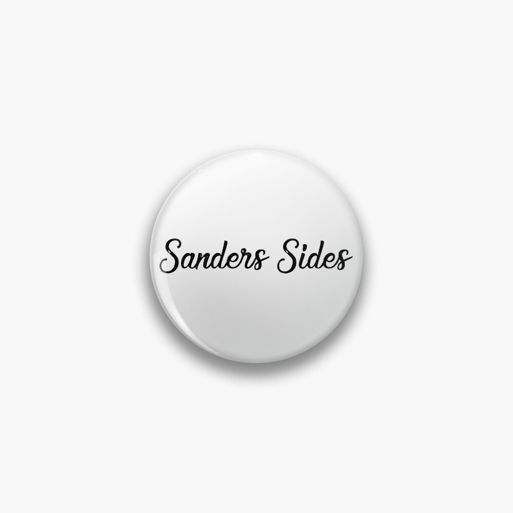 "Sanders Sides Title Logo" Pin for Sale by CandySweetener | Redbubble