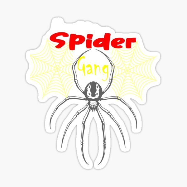"Spider Gang" Sticker for Sale by gogol37 | Redbubble