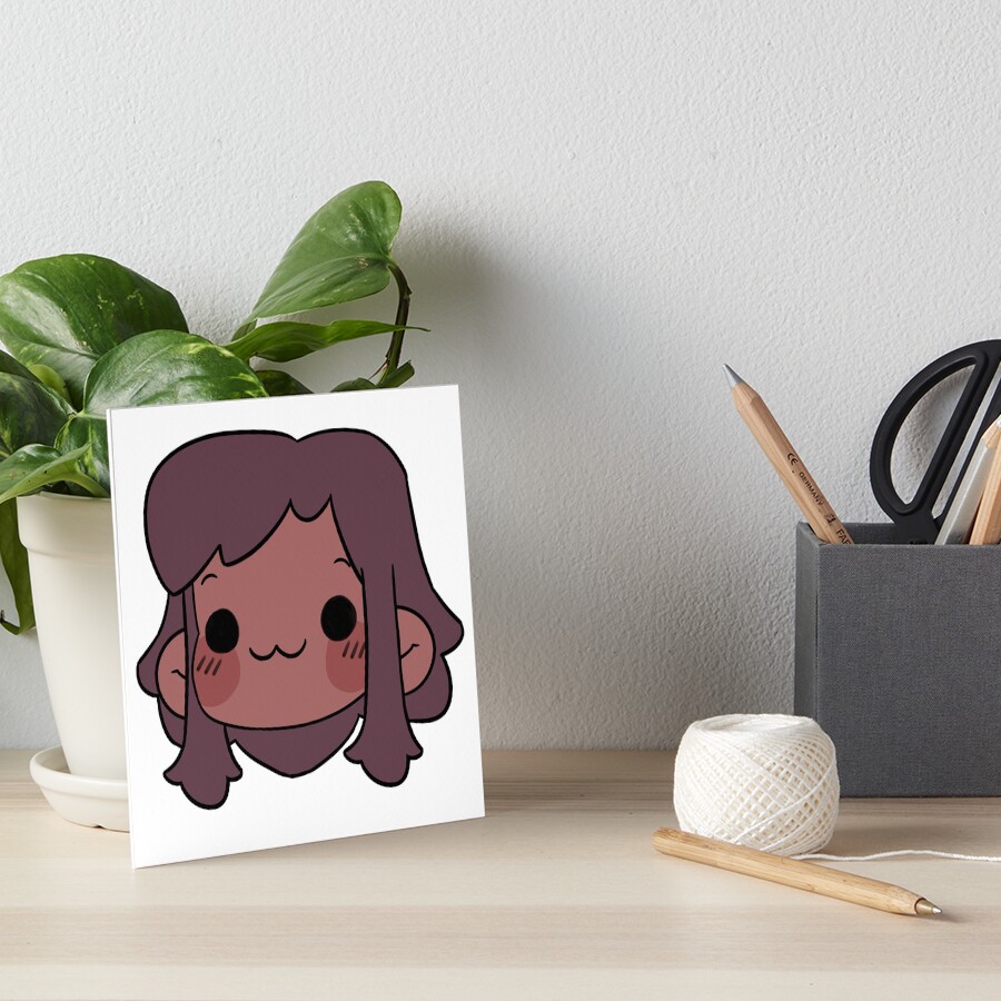 "Chibi Face" Art Board Print by Art-of-MCC | Redbubble