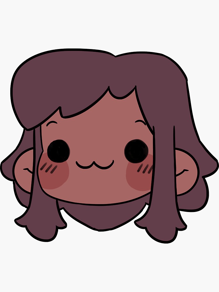 "Chibi Face" Sticker for Sale by Art-of-MCC | Redbubble