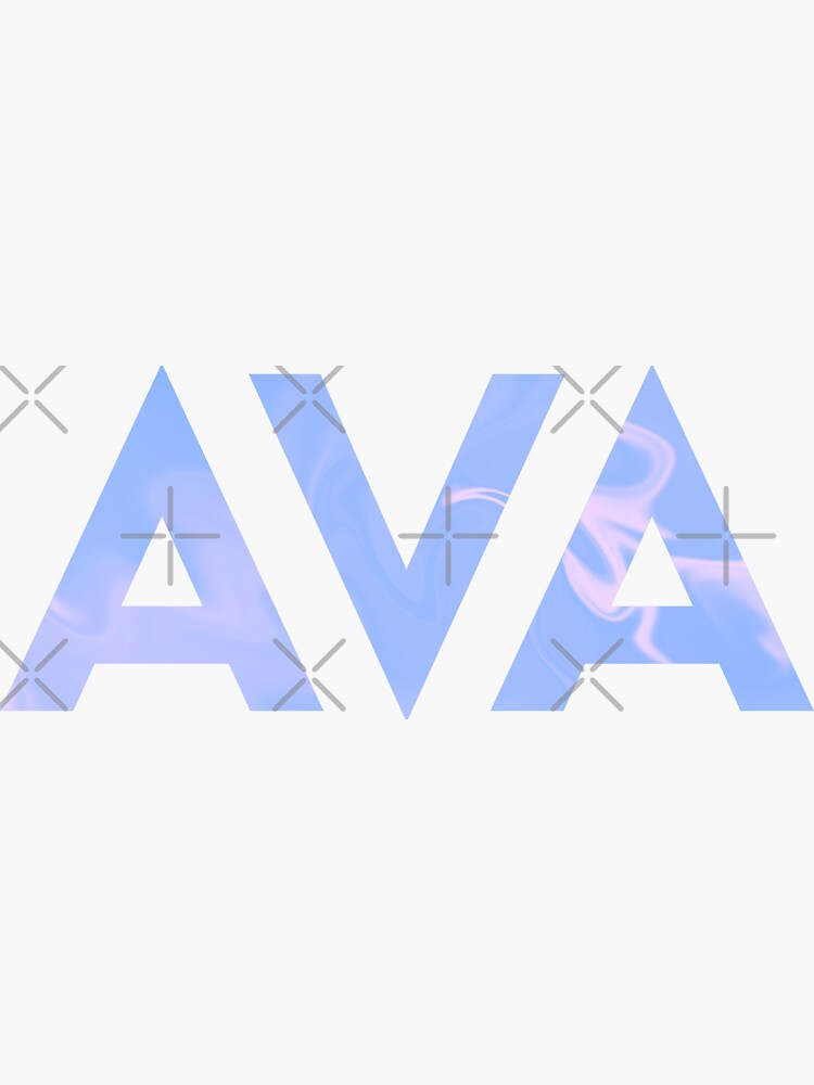 "Ava Name" Sticker for Sale by ellebackup | Redbubble