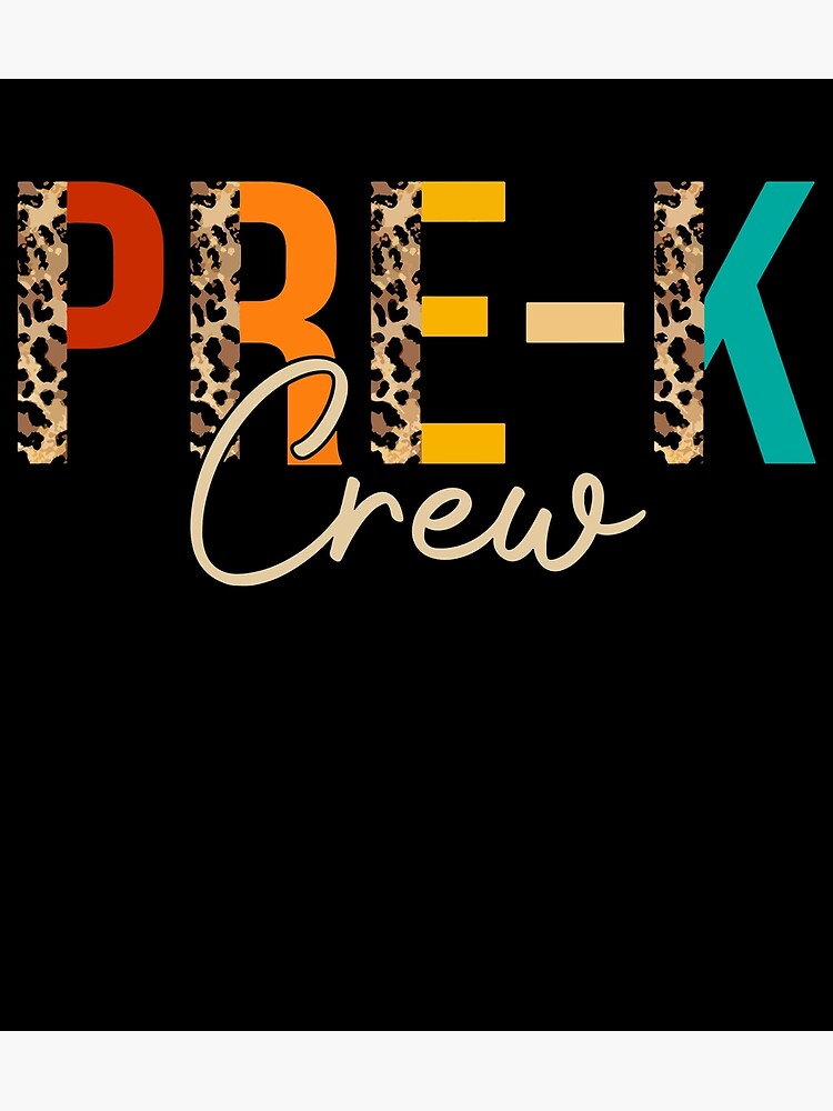 "Pre-K Crew, Pre-K Teacher Back To School, Pre-K Squad Crew, Team ...