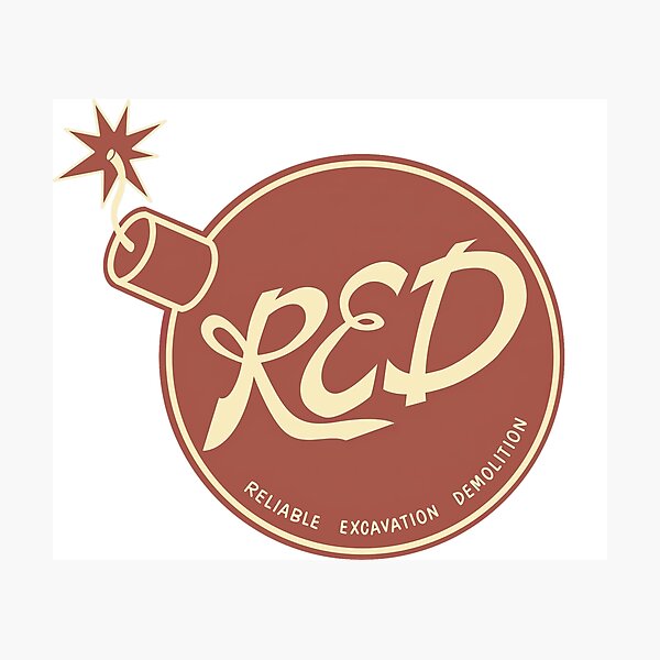 "Team Fortress 2 - R.E.D Team Logo" Photographic Print for Sale by ...