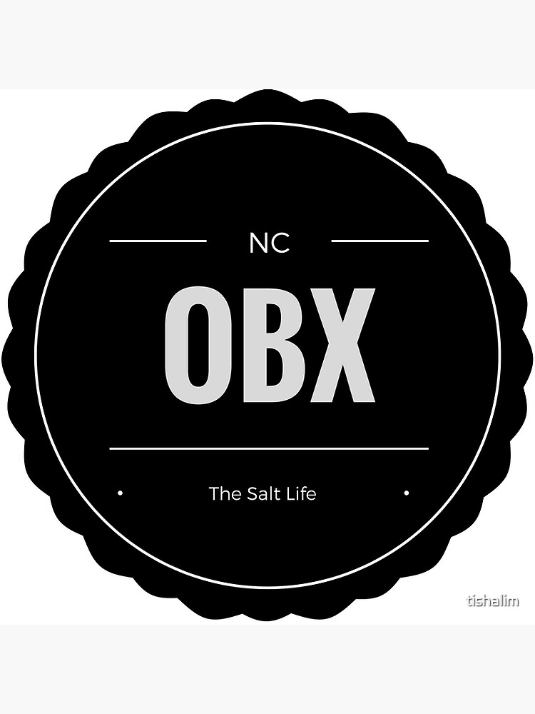 "OBX" Sticker by tishalim | Redbubble