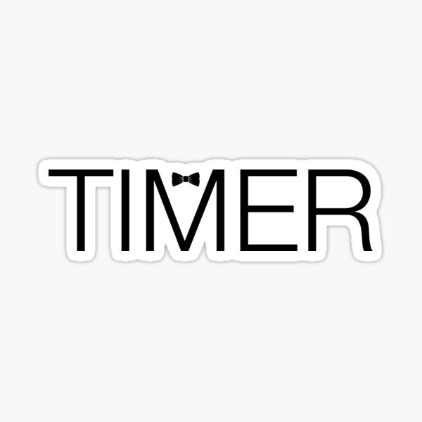 "Timer " Sticker for Sale by caroldube | Redbubble