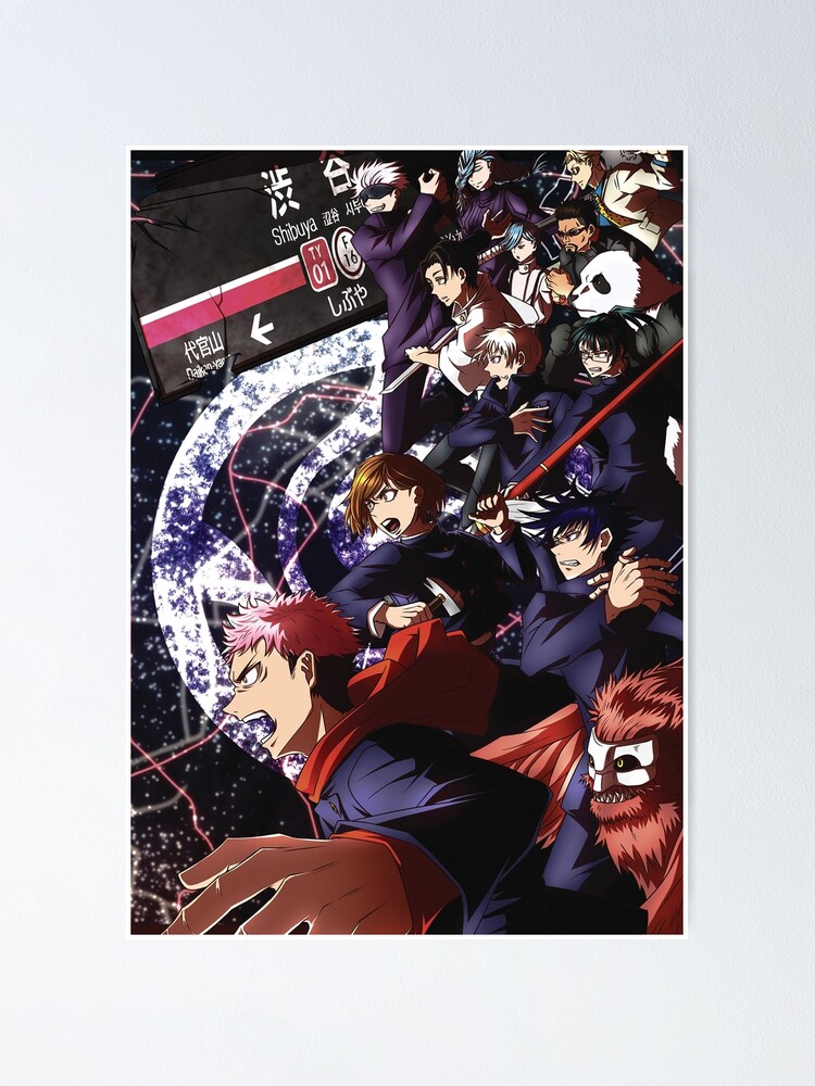 "Tokyo Jujutsu High School Team Fan Art Jujutsu Kaisen Posterdruck ...