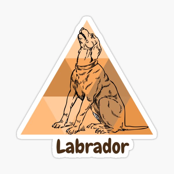 "Howling Labrador" Sticker for Sale by Dogstore1100 | Redbubble