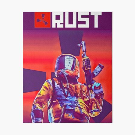 "Rust Game Poster" Art Board Print by edwinelliso | Redbubble