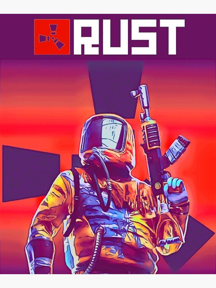 "Rust Game Poster" Poster for Sale by edwinelliso | Redbubble