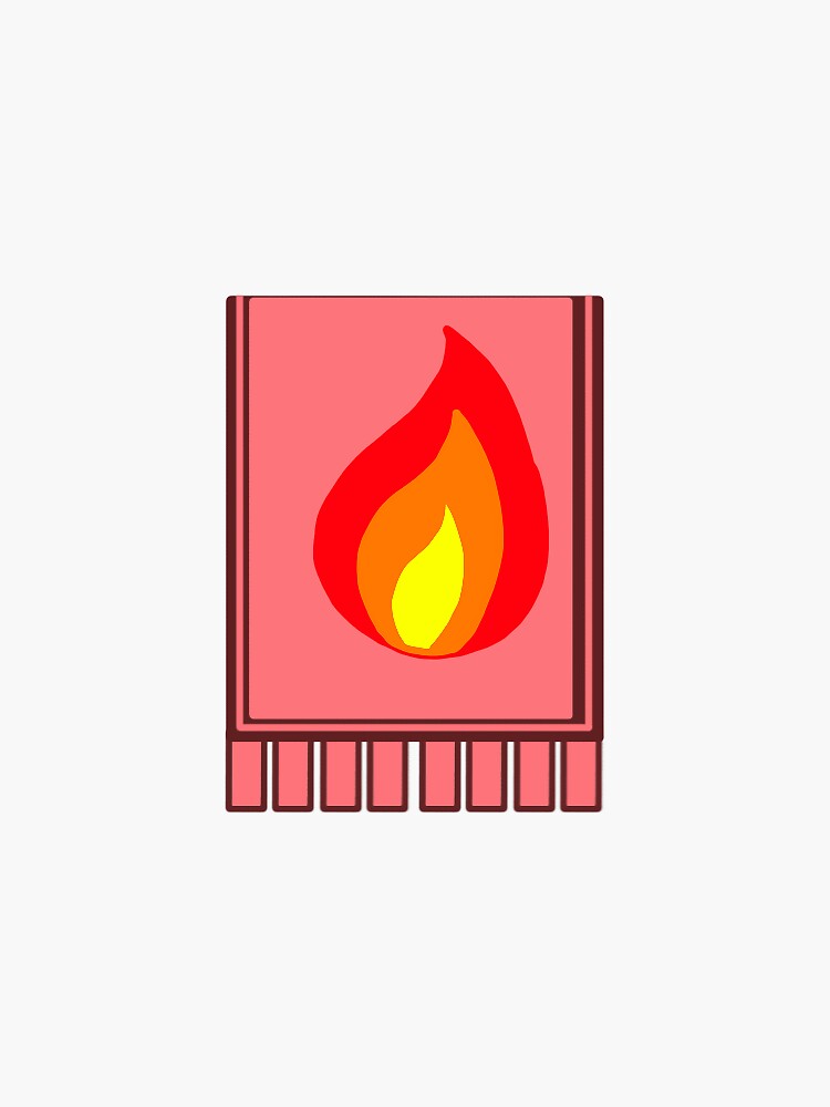 "Fire Banner" Sticker for Sale by Space-Wolves | Redbubble