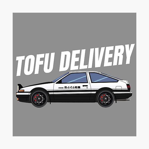 "Tofu delivery Ae86 { initial D }" Photographic Print for Sale by ...