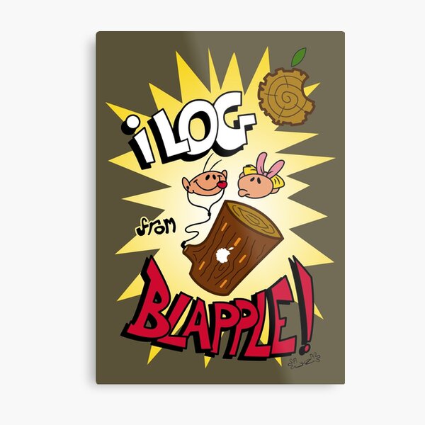 "iLOG" Metal Print for Sale by jayveezed | Redbubble