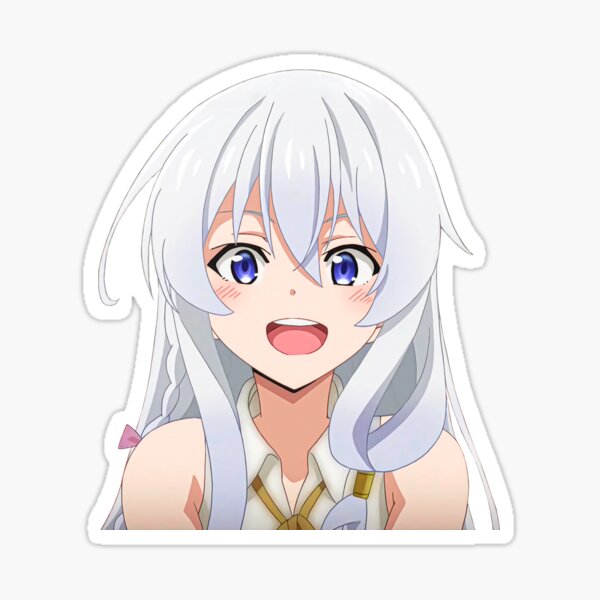 "Elaina - Majo no Tabitabi" Sticker for Sale by CookieStyle | Redbubble