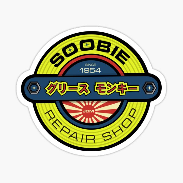 "Grease Monkey Repair" Sticker for Sale by JibbDesigns | Redbubble