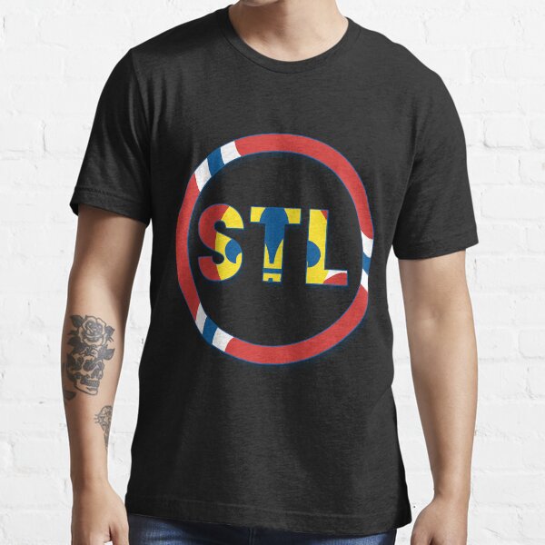 "STL St. Louis Circle logo Fleur De Lis Flag " T-shirt for Sale by ...