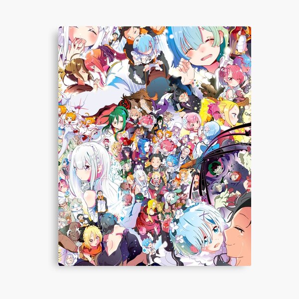 "Re:Zero all characters" Canvas Print for Sale by Kurocchi | Redbubble