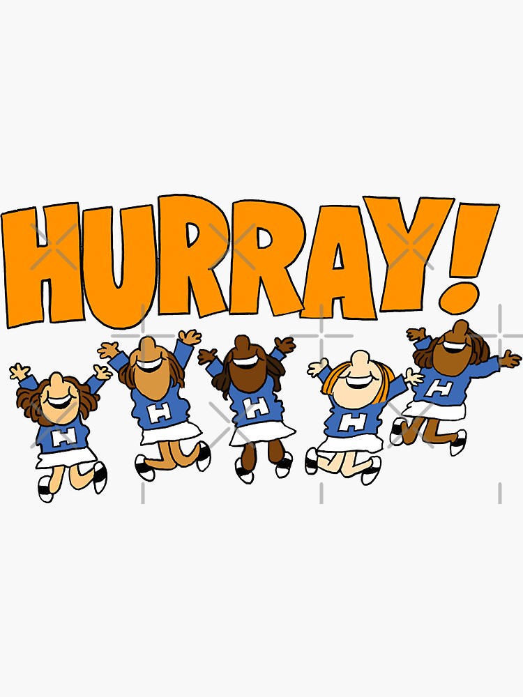 "Proud Hurray! Christmas" Sticker for Sale by StanleyMohr | Redbubble