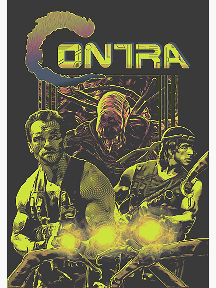 "Contra Cover Art " Sticker for Sale by Compliment38 | Redbubble