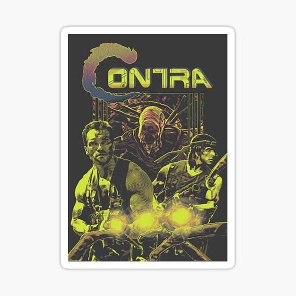"Contra Cover Art " Sticker for Sale by Compliment38 | Redbubble
