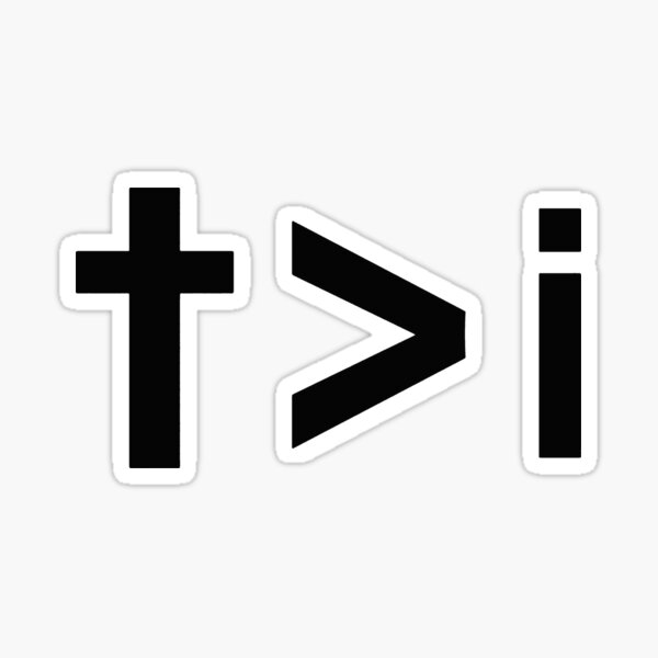 He Must Increase I Must Decrease Stickers | Redbubble