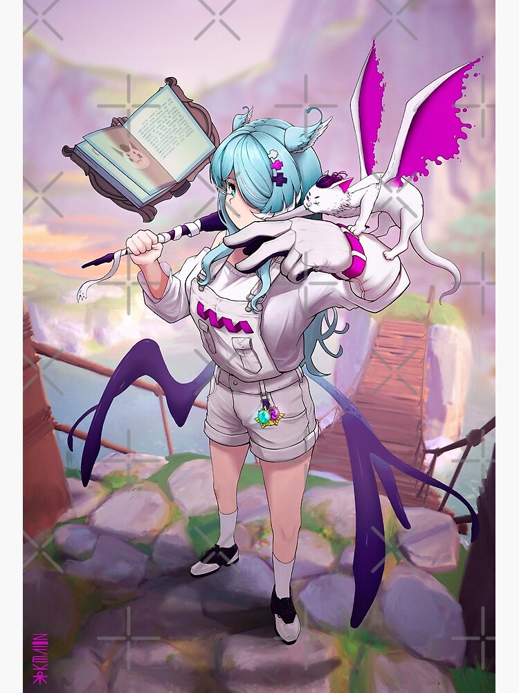"Elira Pendora Nijisanji En in Genshin" Poster von kevinza | Redbubble