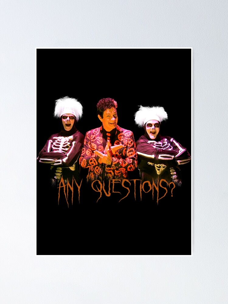 "David S. Pumpkins - Any Questions V" Poster for Sale by EdPutztee ...