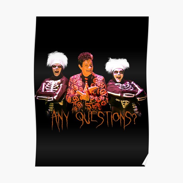 "David S. Pumpkins - Any Questions V" Poster for Sale by EdPutztee ...