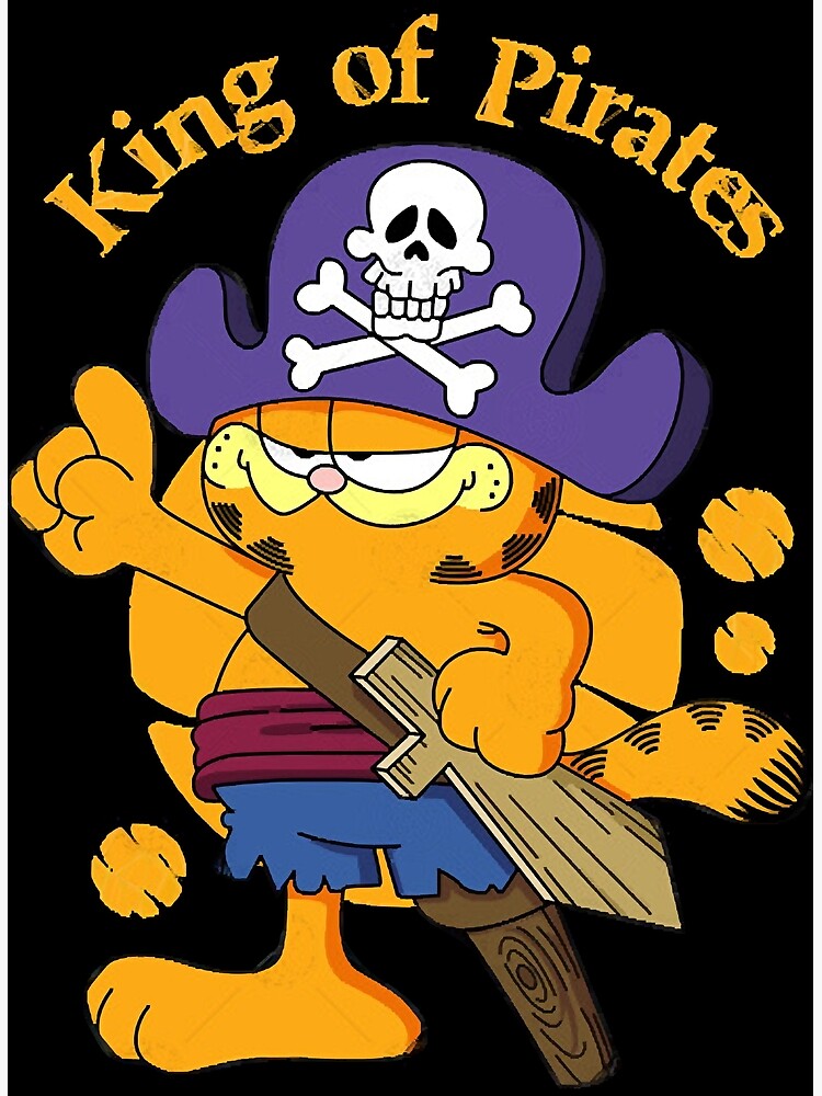 "Garfield Pirate " Poster by Cristalm37 | Redbubble
