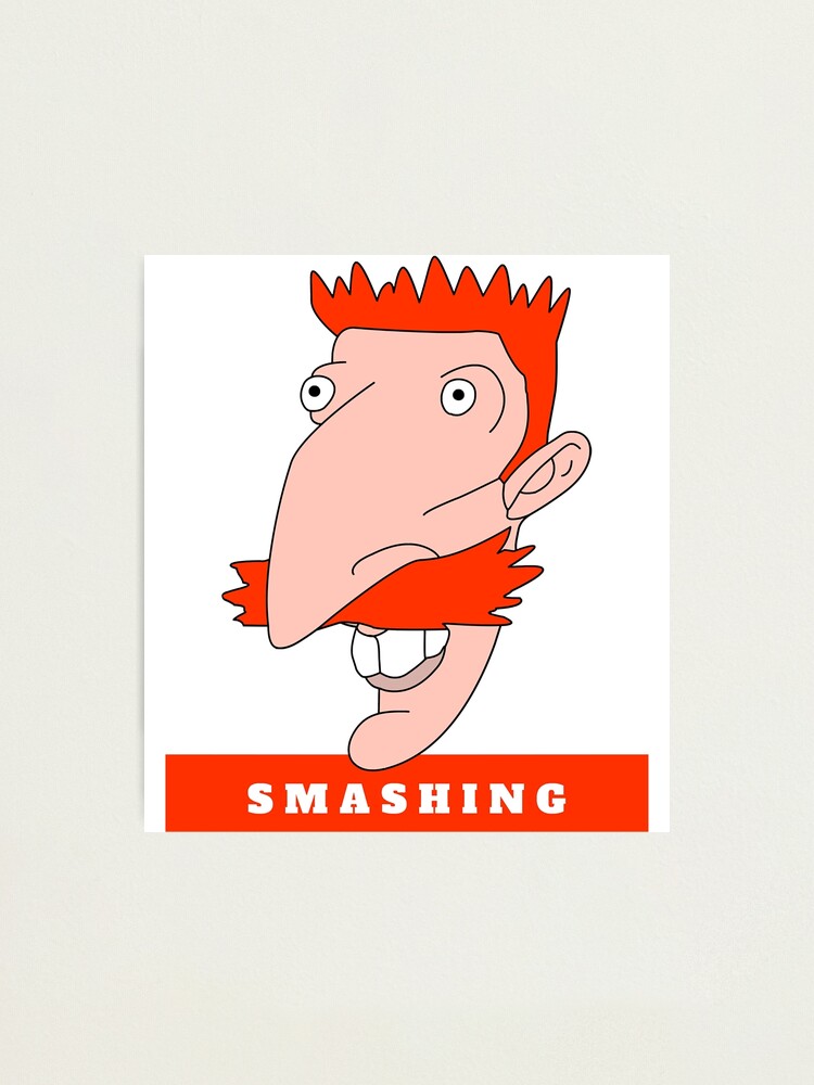 Impression photo for Sale avec l'œuvre « Nigel Thornberry Smashing The ...