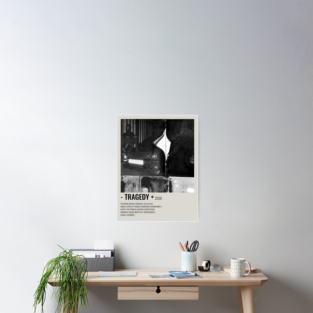 "Tragedy Album Cover Poster" Poster for Sale by fallupakcu | Redbubble