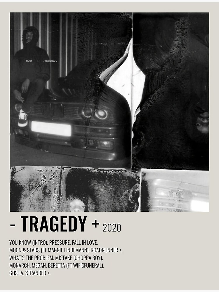 "Tragedy Album Cover Poster" Poster for Sale by fallupakcu | Redbubble