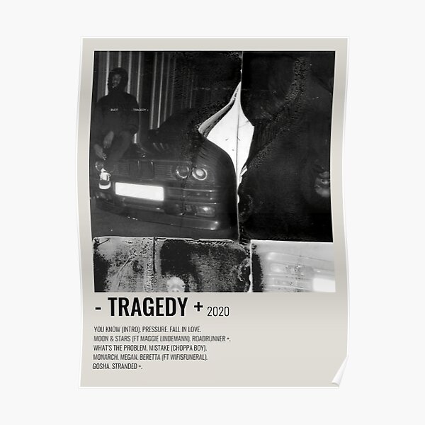 "Tragedy Album Cover Poster" Poster for Sale by fallupakcu | Redbubble