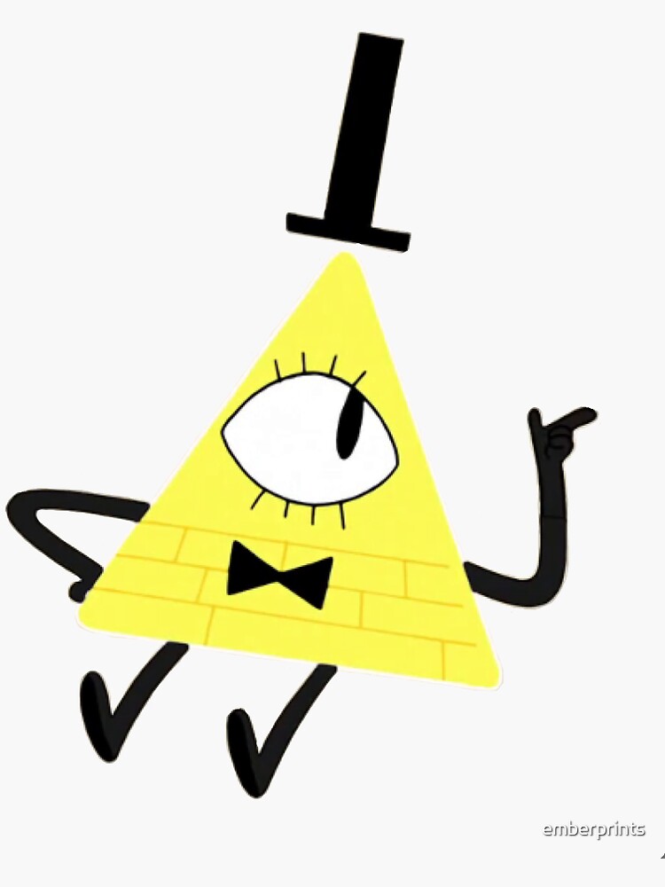 Pegatina «Triángulo de Gravity Falls Bill Cypher» de emberprints ...