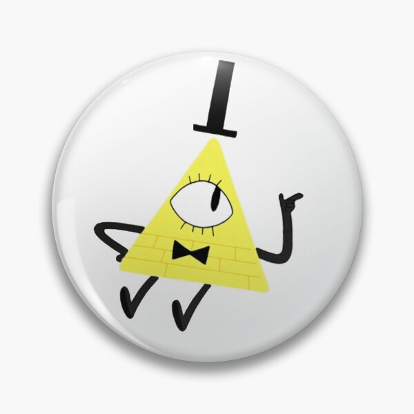 "Gravity Falls Bill Cypher Triangle " Pin for Sale by emberprints ...
