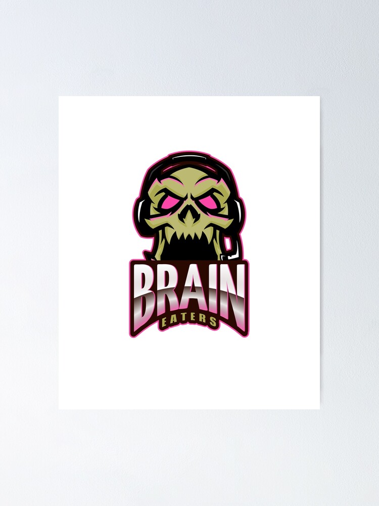 "brain eater zombie | monster | scary" Poster by HKST11 | Redbubble