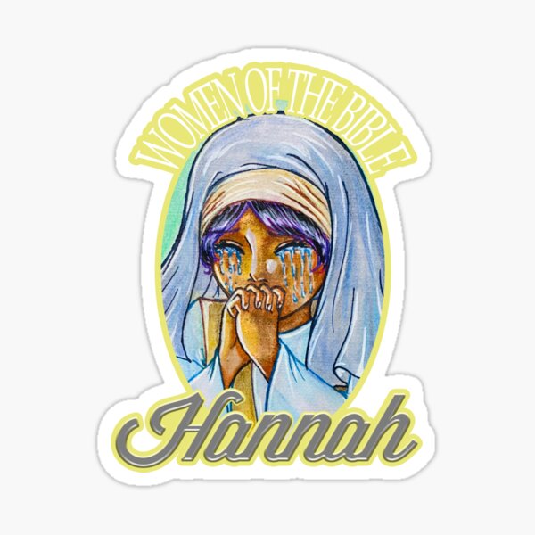 "Women of the Bible - Hannah" Sticker for Sale by lynearart | Redbubble