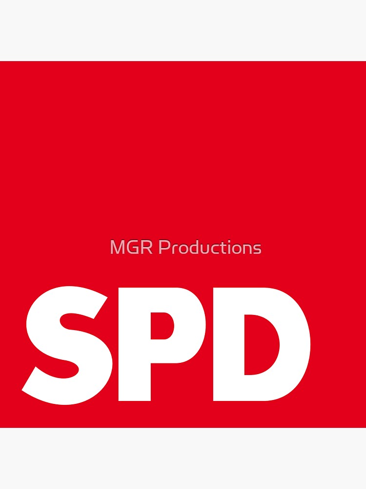 "Social Democratic Party (SPD)" Sticker for Sale by MGR Productions ...