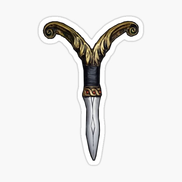 "Xena Breast Dagger" Sticker for Sale by CharXena | Redbubble