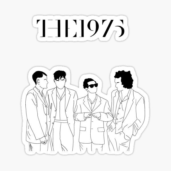 "The 1975" Sticker by jessicaalee | Redbubble