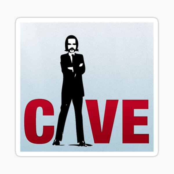 "Nick-Cave" Sticker for Sale by vrosierwomble | Redbubble