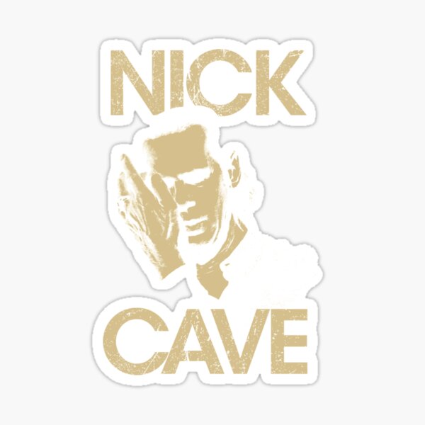 "Nick-Cave" Sticker for Sale by vrosierwomble | Redbubble