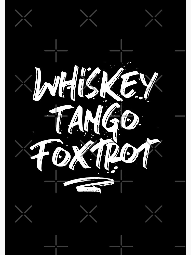 "WTF - Whiskey Tango Foxtrot Funny Pilot Phonetic Alphabet " Spiral ...