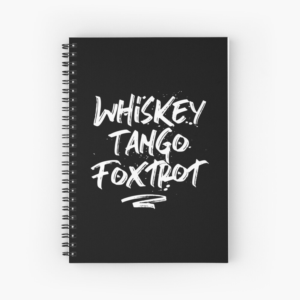 "WTF - Whiskey Tango Foxtrot Funny Pilot Phonetic Alphabet " Spiral ...