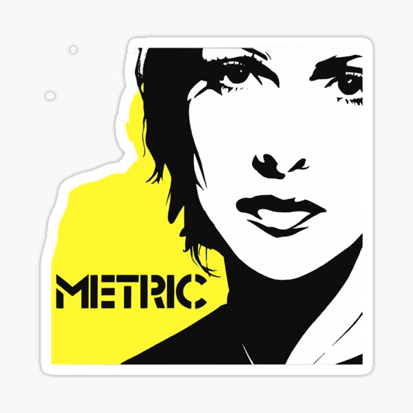 "Metric" Sticker by StanleyAvalos | Redbubble