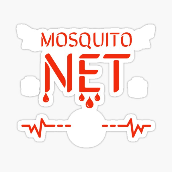 "Mosquito Net" Sticker for Sale by VeryCoolShirt | Redbubble