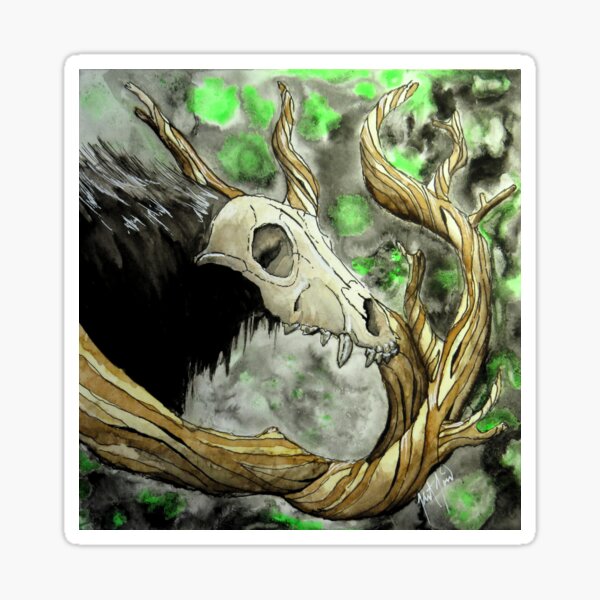 "Forest Reaper" Sticker by Lilbobtail | Redbubble