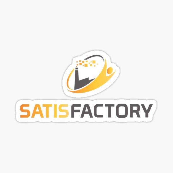 "Satisfactory Game" Sticker for Sale by CornerDoorStore | Redbubble