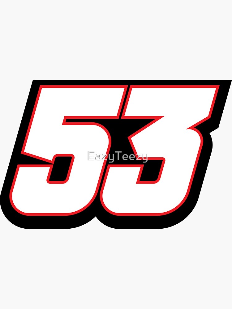 "Deniz Oncu Number 53" Sticker for Sale by EazyTeezy | Redbubble